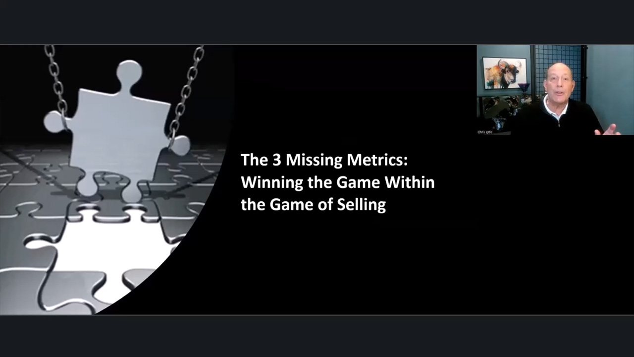 Winning the Game Within the Game - Instant Sales Training
